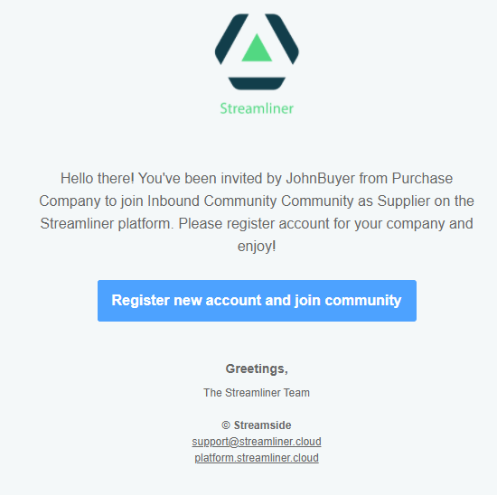 How to join a Community as a New User – Streamliner Support