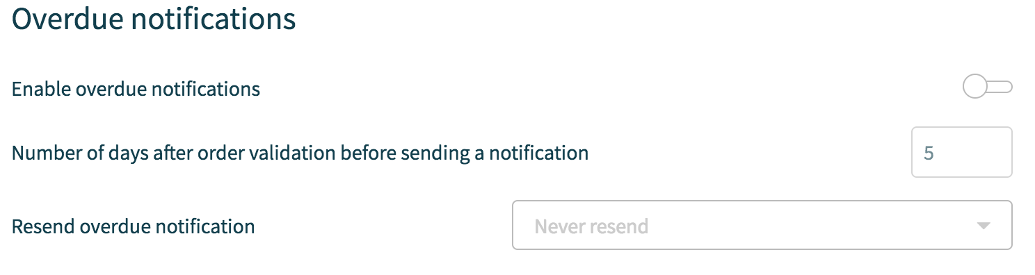 Overdue Notifications – Streamliner Support