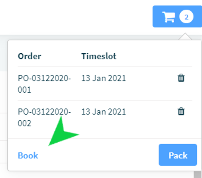 Step by Step guide to book a slot as supplier – Streamliner Support